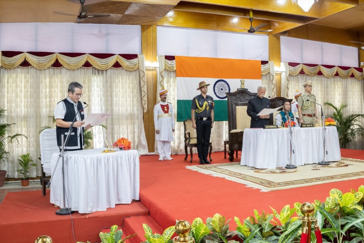 Jarken Gamlin Takes Oath As Arunachal Pradesh’s New Chief Information ...