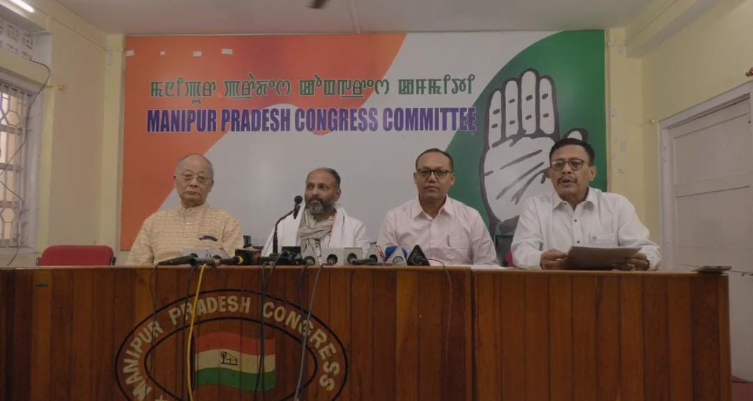 Manipur Congress Holds Press Conference To Counter BJP’s Narrative On ...